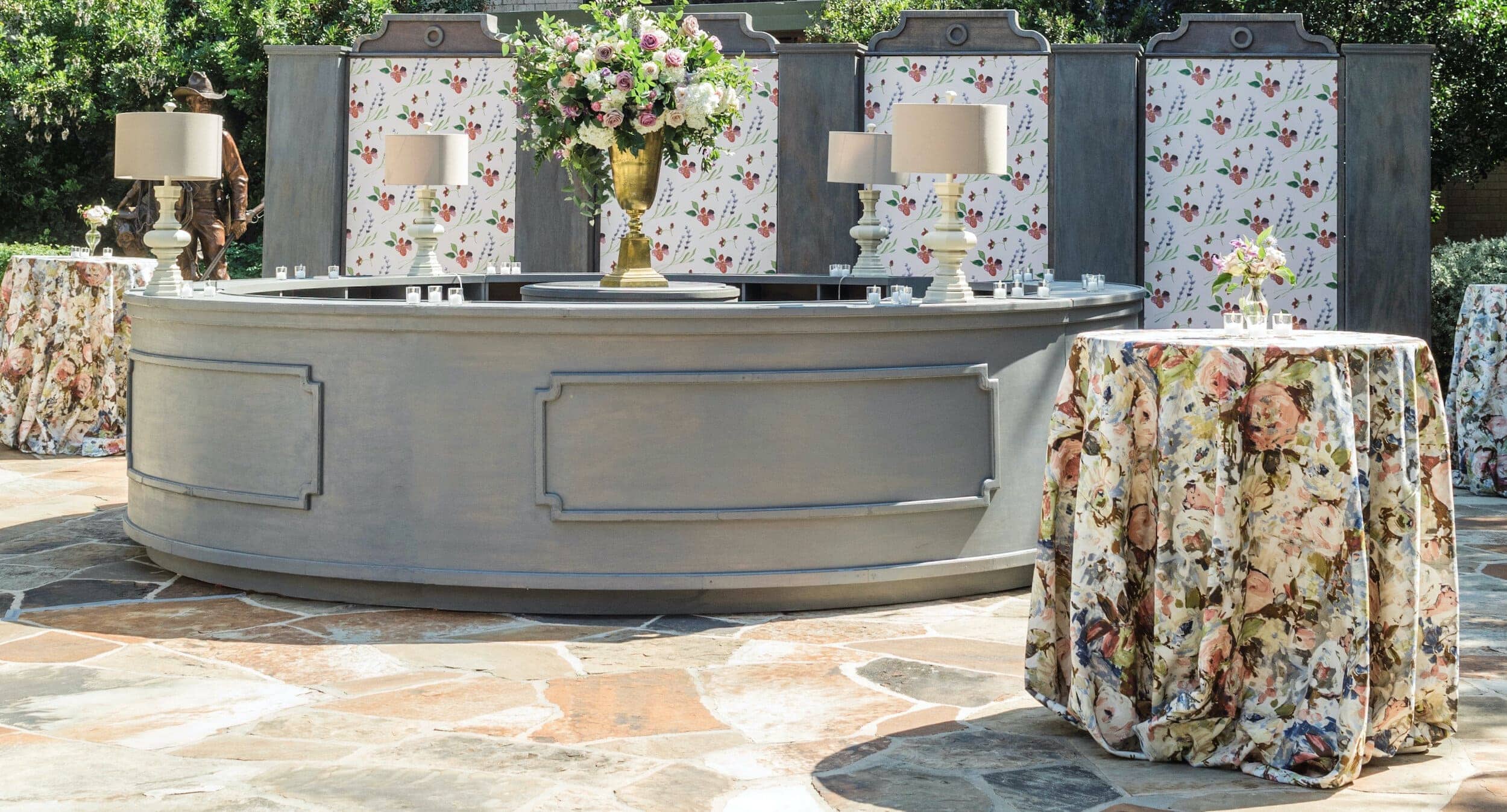 Round Marfa Bar - Perch Decor