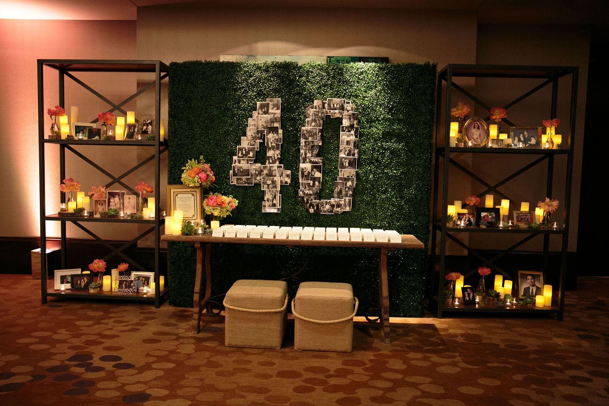 How to Use Shelving at Your Event - Perch Decor