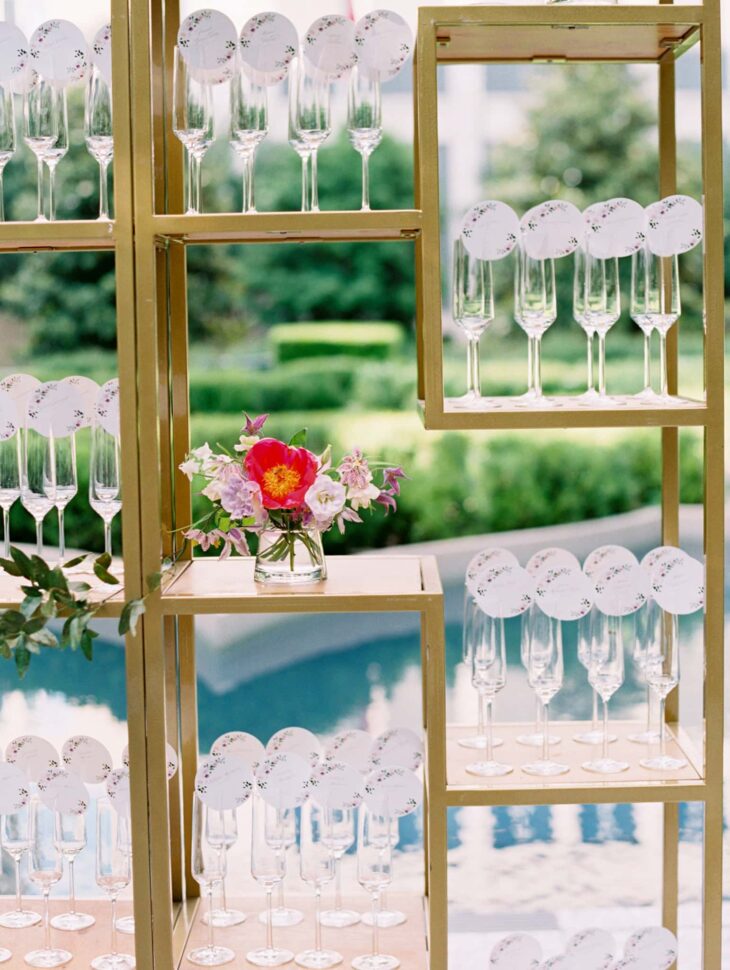 How to Use Shelving at Your Event - Perch Decor