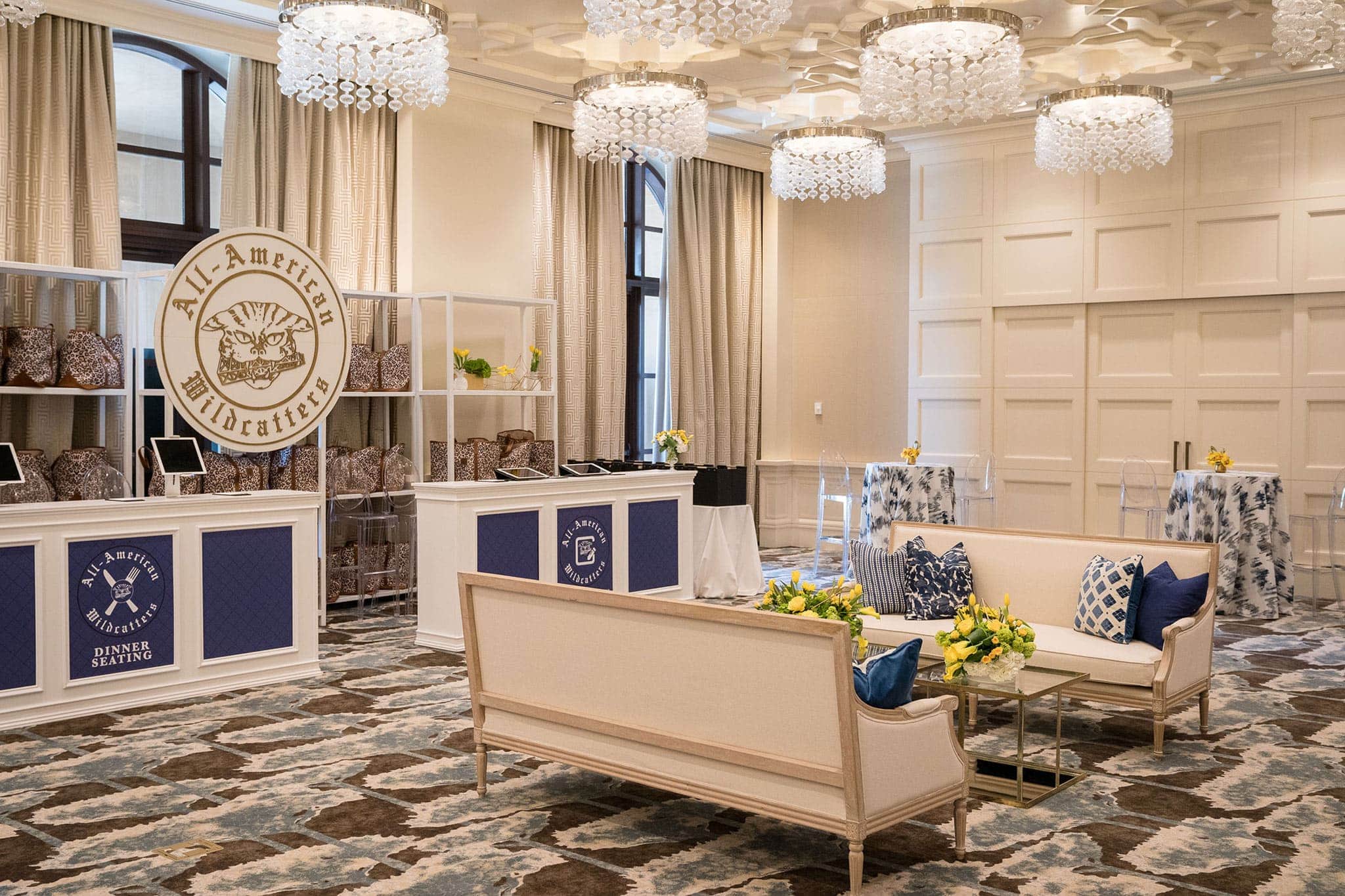 How to Use Shelving at Your Event - Perch Decor