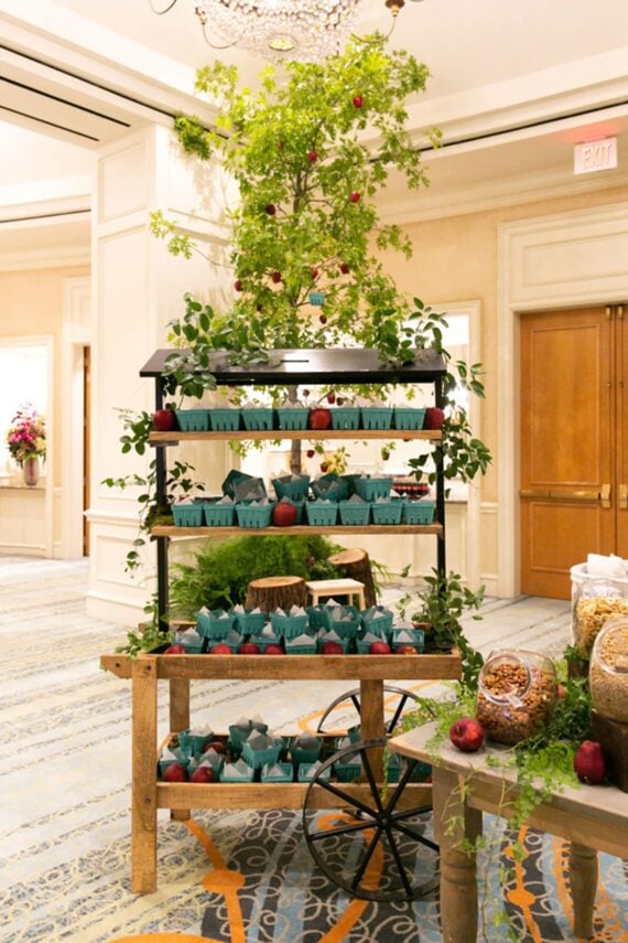 How to Use Shelving at Your Event - Perch Decor