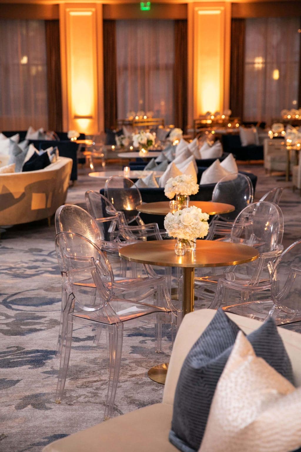 Gold Bistro Table - Perch Decor