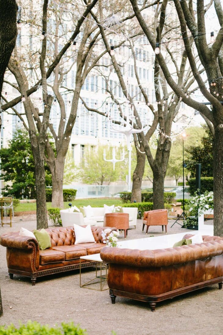 Velvet and Leather Rentals | Perch Event Decor