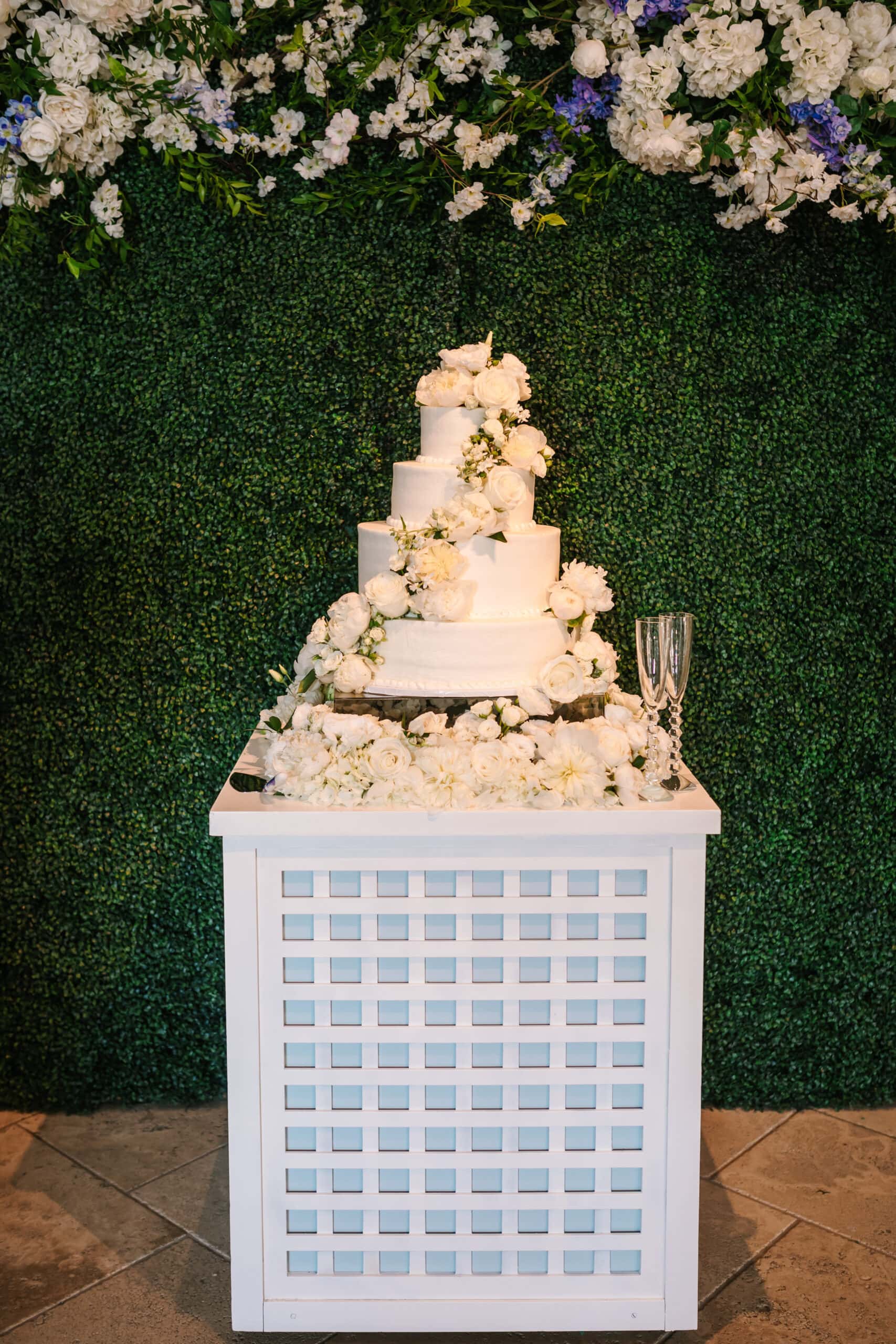 Lattice Cake Table - Perch Decor