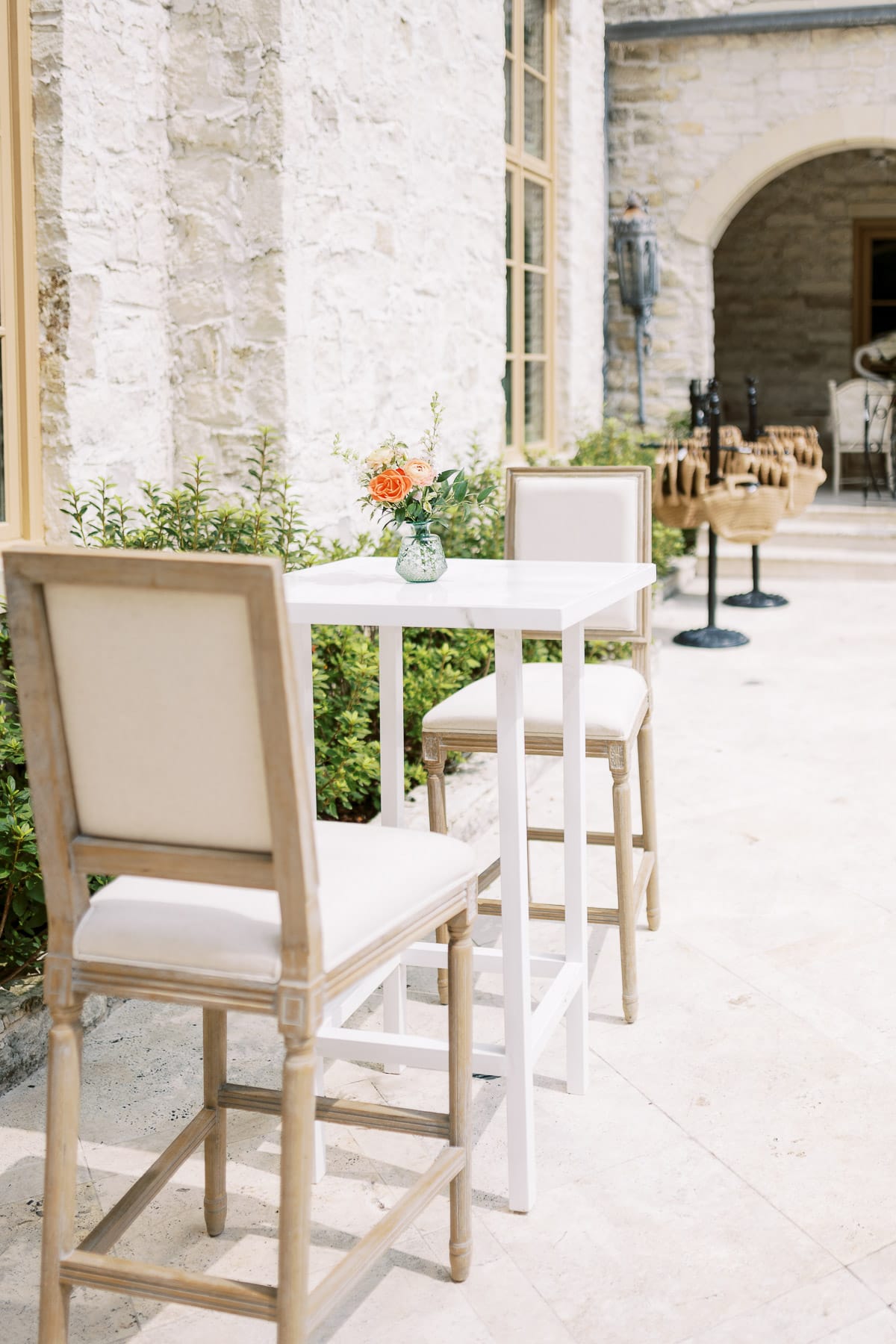 White Cocktail Table - Perch Decor