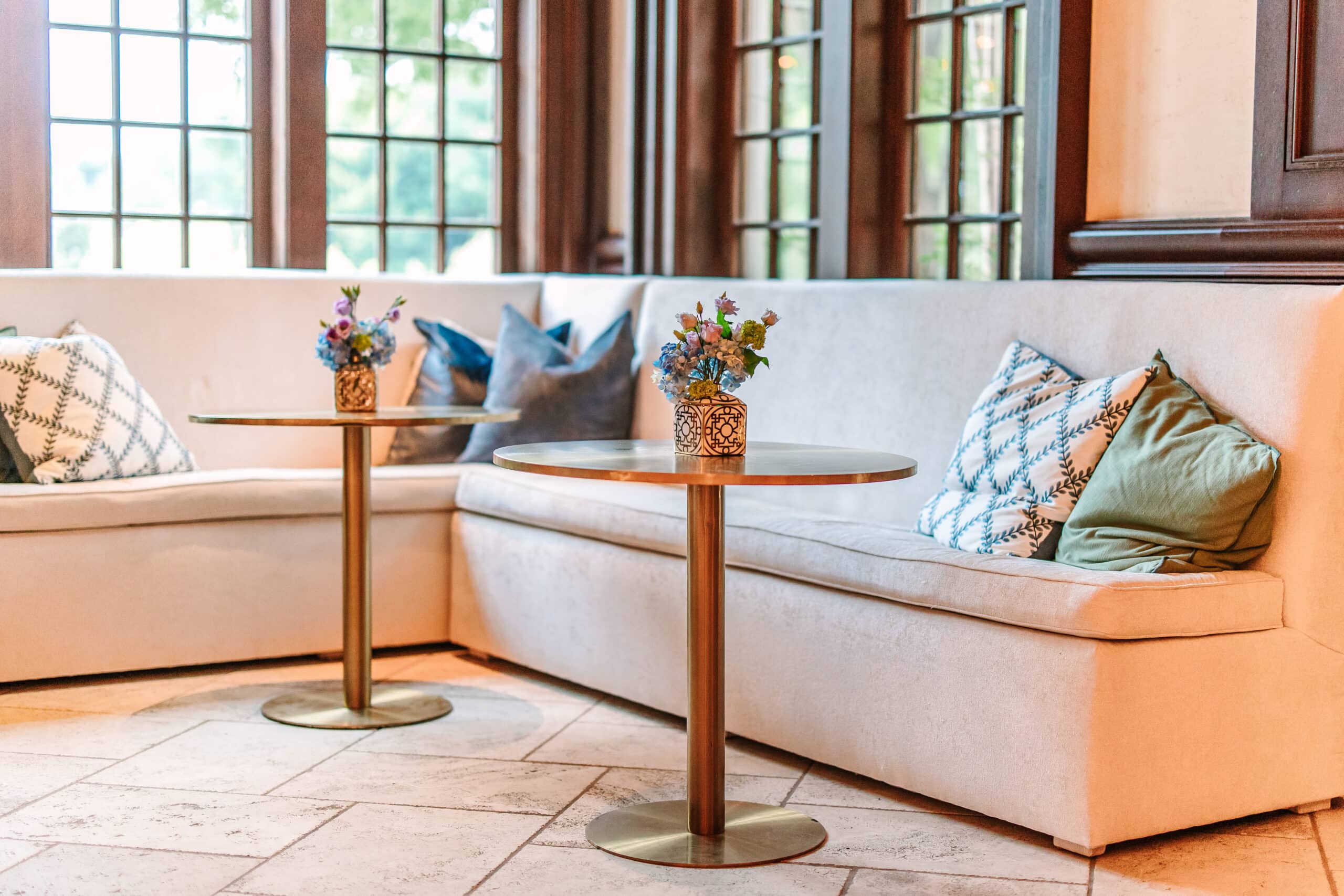 Gold Bistro Table - Perch Decor