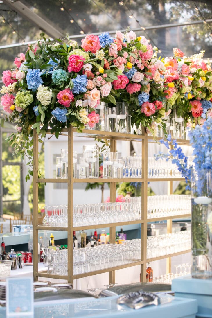 Gold Curved Shelf - Perch Decor