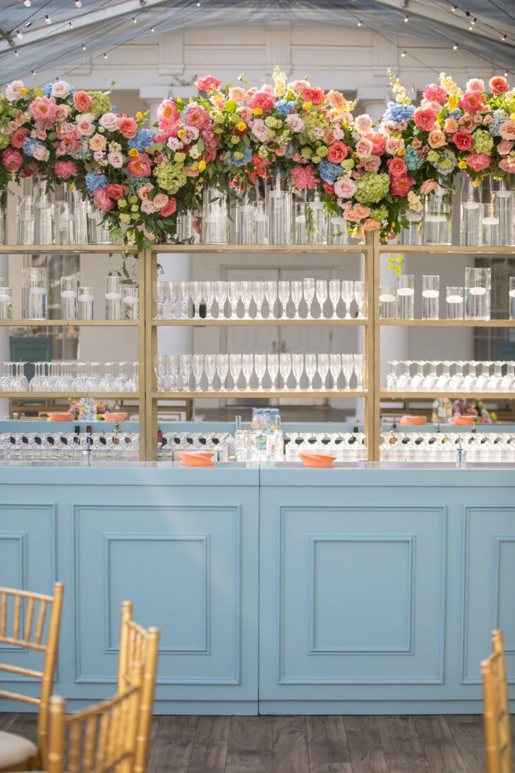 Gold Curved Shelf - Perch Decor