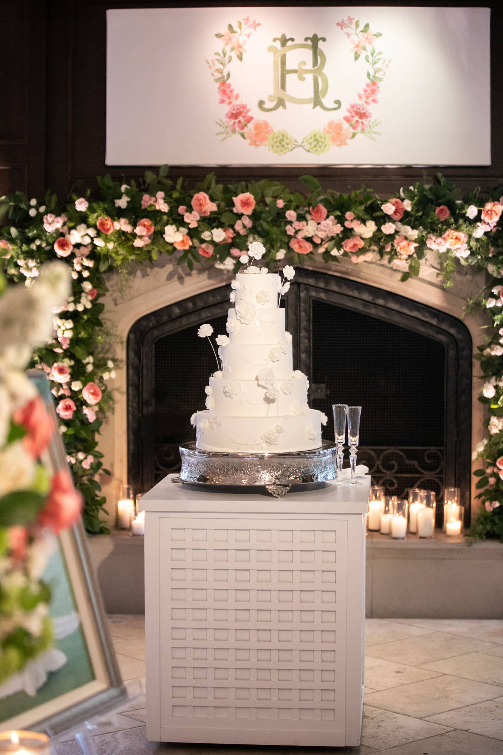 Lattice Cake Table - Perch Decor