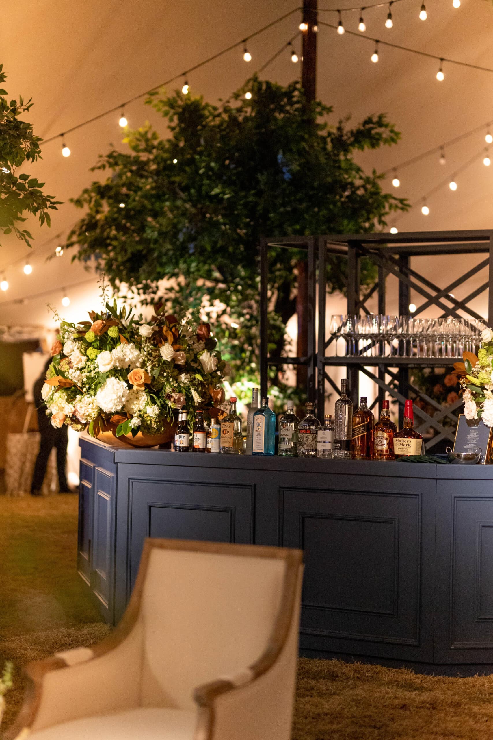 Octagon Carmel Bar - Perch Decor