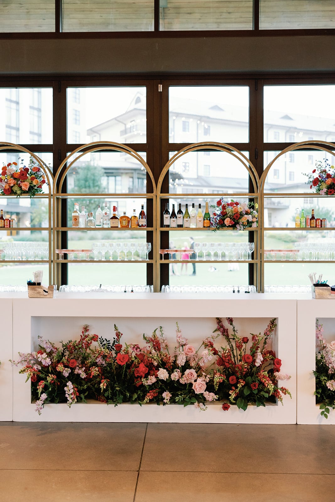 Gold Curved Shelf - Perch Decor