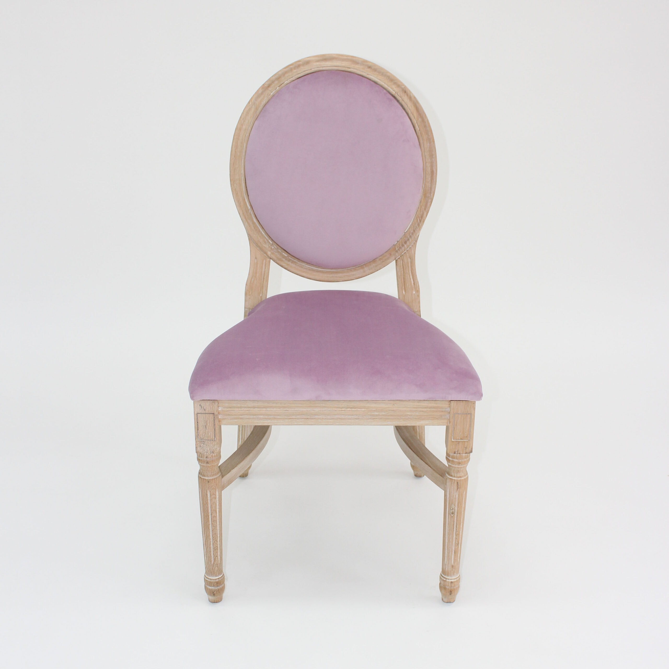 Edward Dining Chair with Lilac Velvet Cushion - Perch Decor