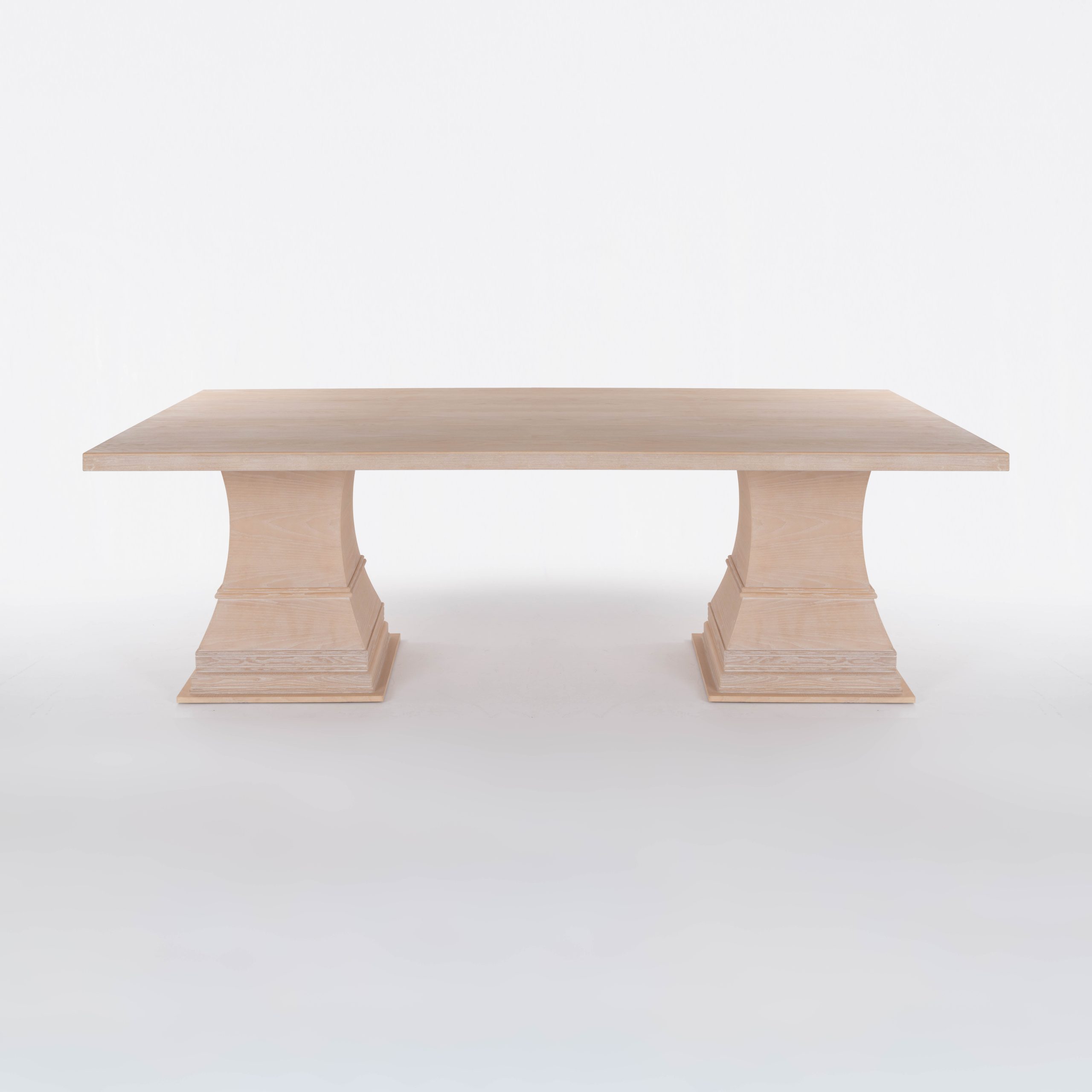 Natural Wood Delaney Dining Table - Perch Decor